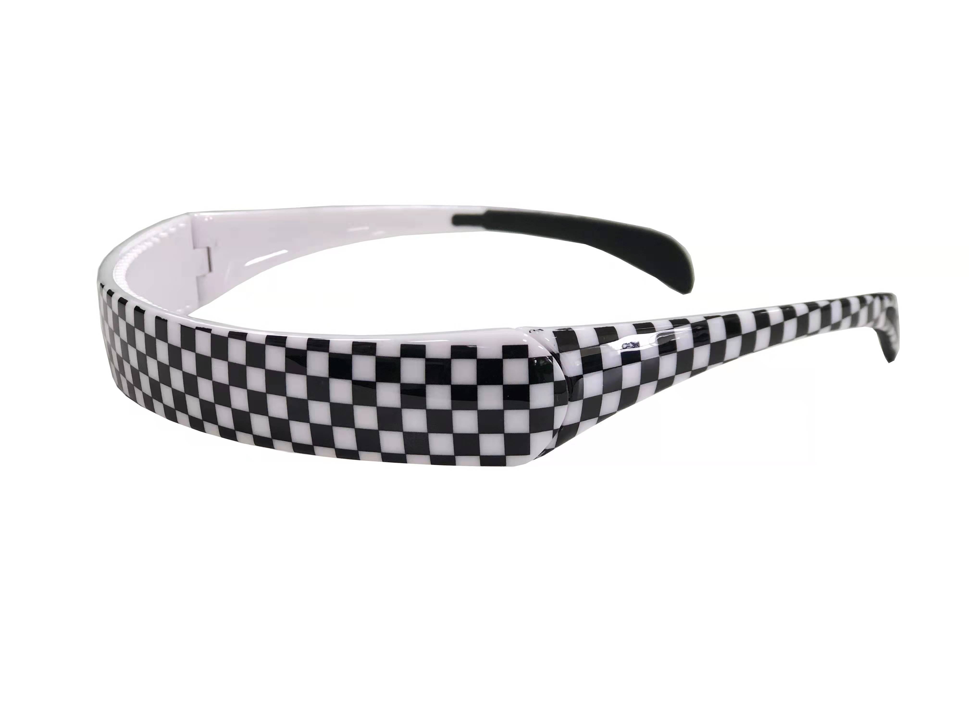 Checkerboard - B/W – SqHair Bands